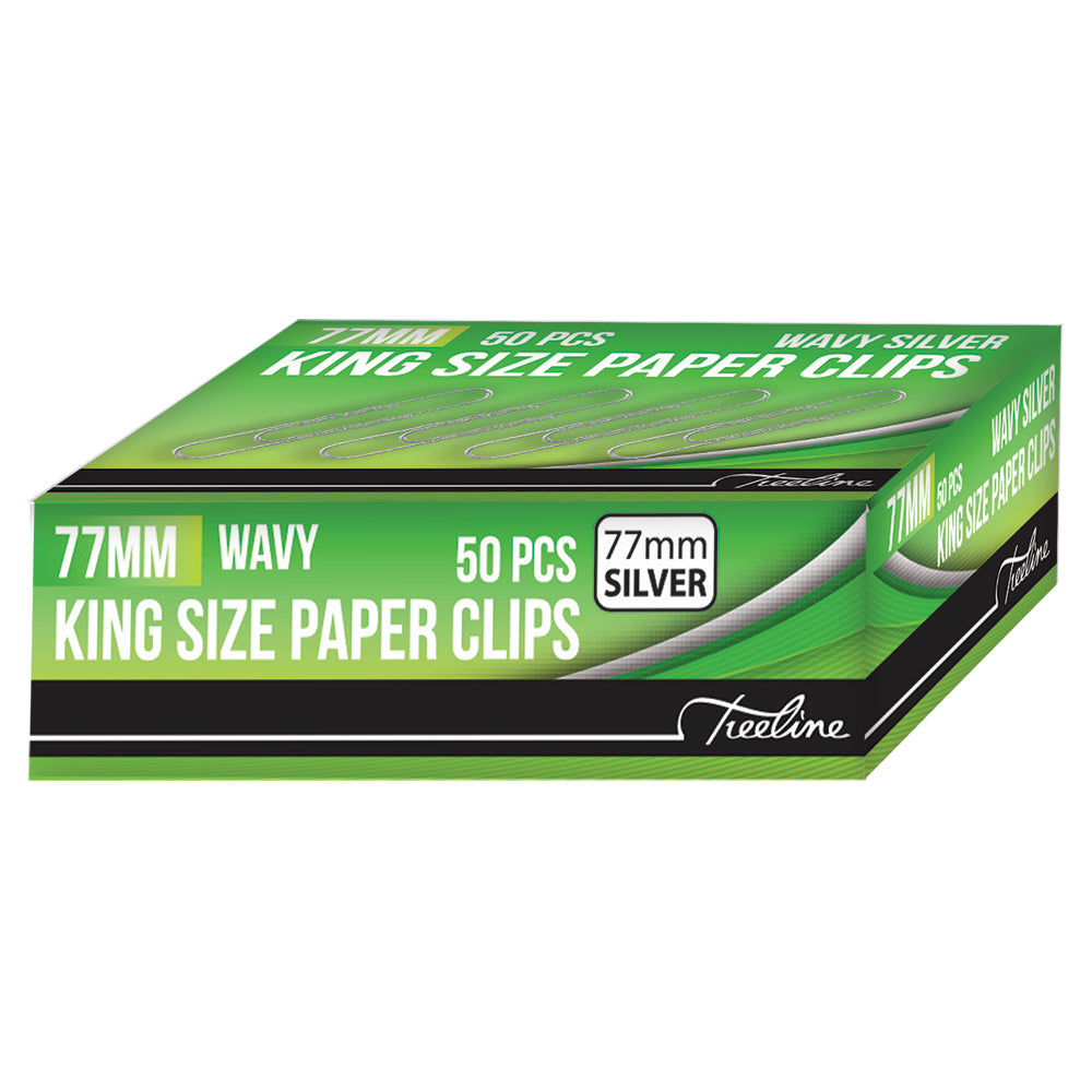 Paper Clips – 77mm Extra-Large Silver Steel Clips (Heavy-Duty, Pack) T ...