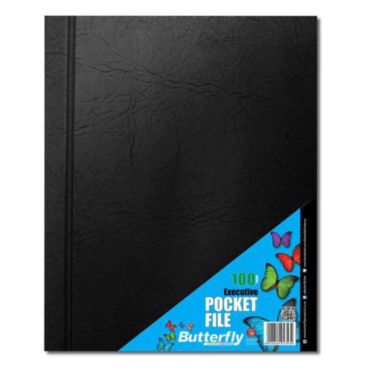 Pocket File Executive A4 - 100pg BUTTERFLY – Stationery Net