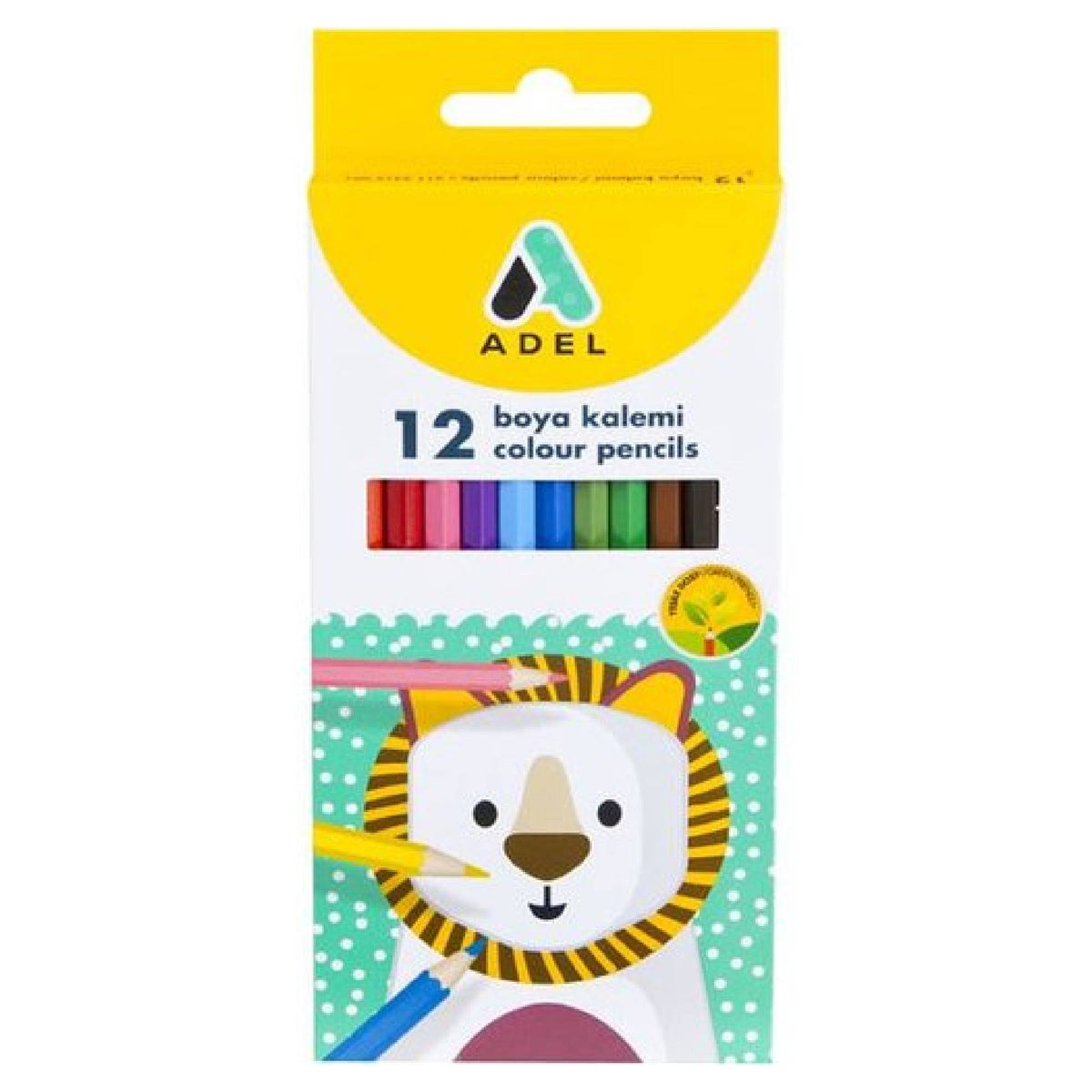 Pencils – Adel Colour Pencils Set of 12 Assorted Colors, Smooth & Vibr ...