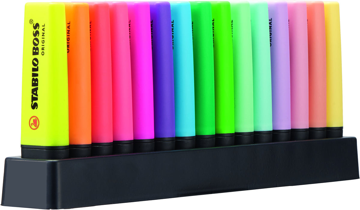 Highlighter – Wallet of 15 Stabilo BOSS – Stationery Net