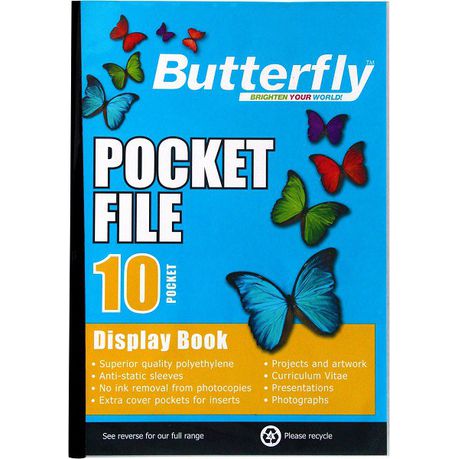 Flip Files Butterfly A4 Display Book – Stationery Net