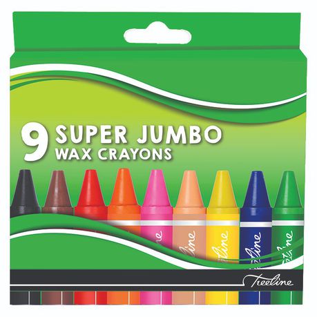Wax Crayons Super Jumbo 9 Piece – Stationery Net