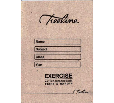Treeline A5 Exercise Book - 72page, F/M – Stationery Net