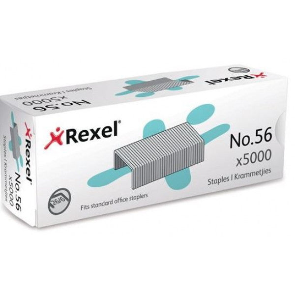 Rexel Staples - NO 56, 26/6 (x5000) – Stationery Net