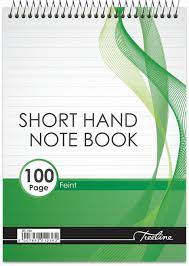 Treeline A5 Shorthand Note Book - 100 page – Stationery Net